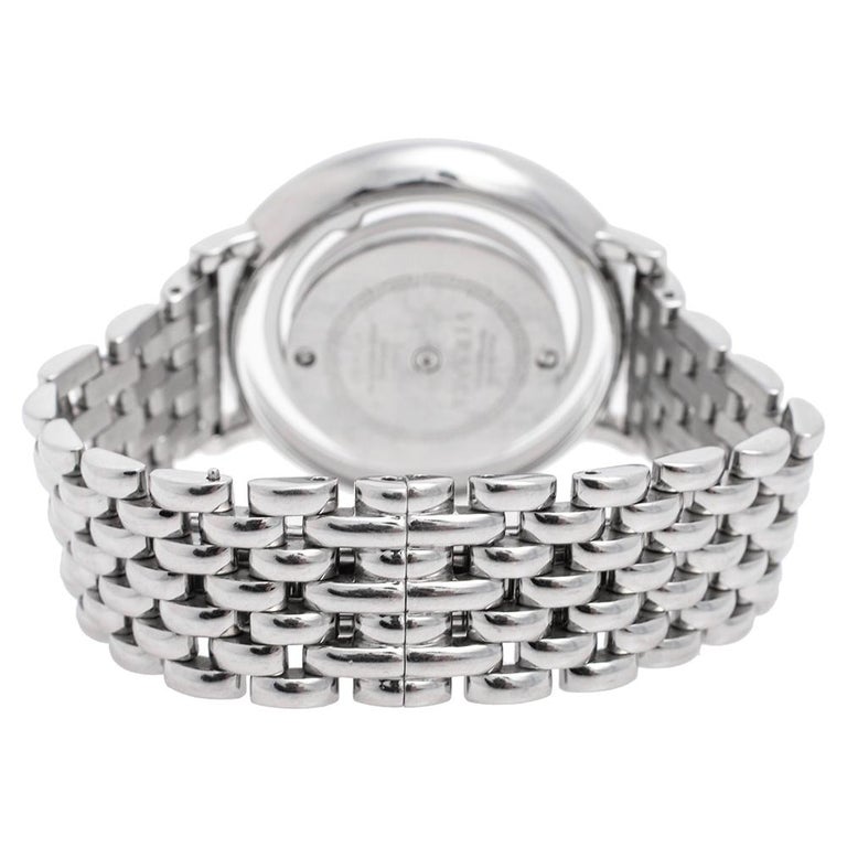 Versace Silver Stainless Steel Venus FHQ Women's Wristwatch 39 mm at ...