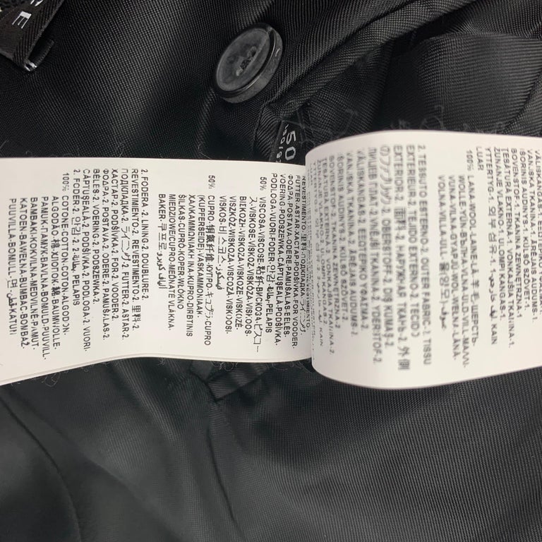 VERSACE Size 38 Red Black Plaid Wool Tailor Made Executive Sport Coat ...