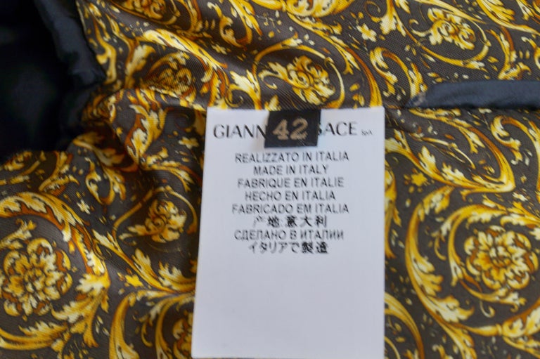 VERSACE velvet barocco dress and biker jacket pre fall 2011 For Sale at ...