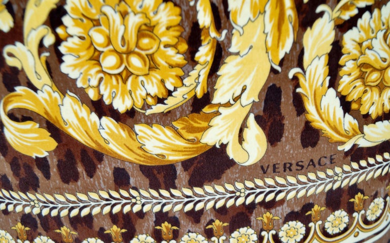 VERSACE velvet barocco dress and biker jacket pre fall 2011 For Sale at ...