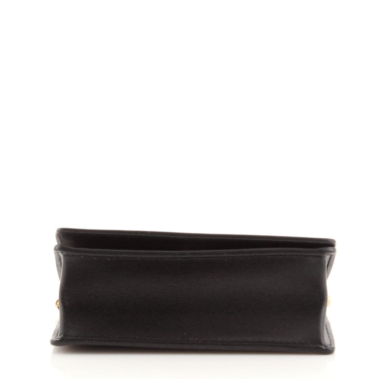 Versace Virtus Chain Wallet Leather Mini at 1stDibs