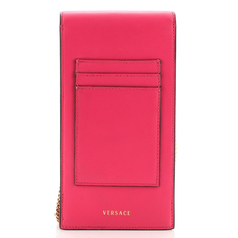 Versace Virtus Phone Holder Leather at 1stDibs