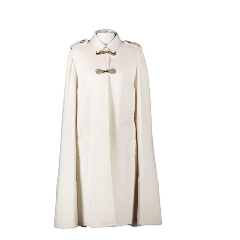 Versace White Cape - IT44 at 1stDibs | versace cape