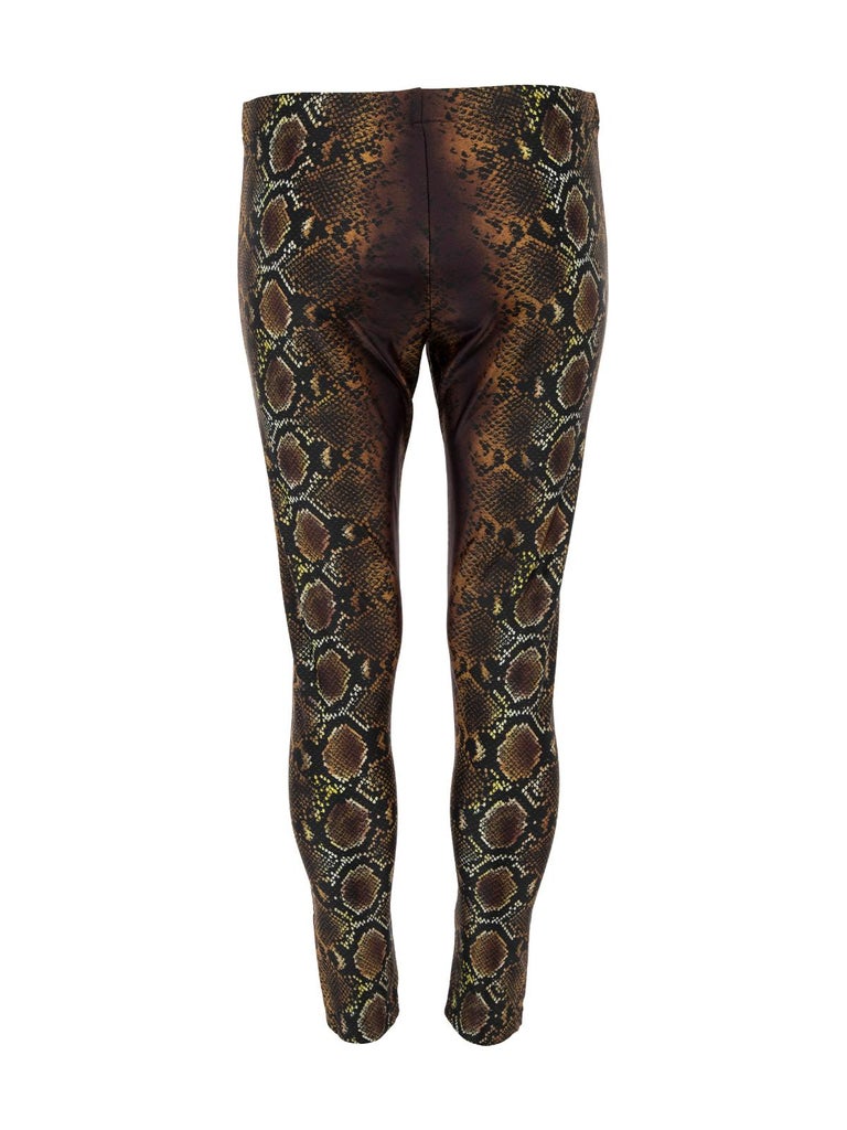 Versace Women's Snake Print Trousers For Sale at 1stDibs