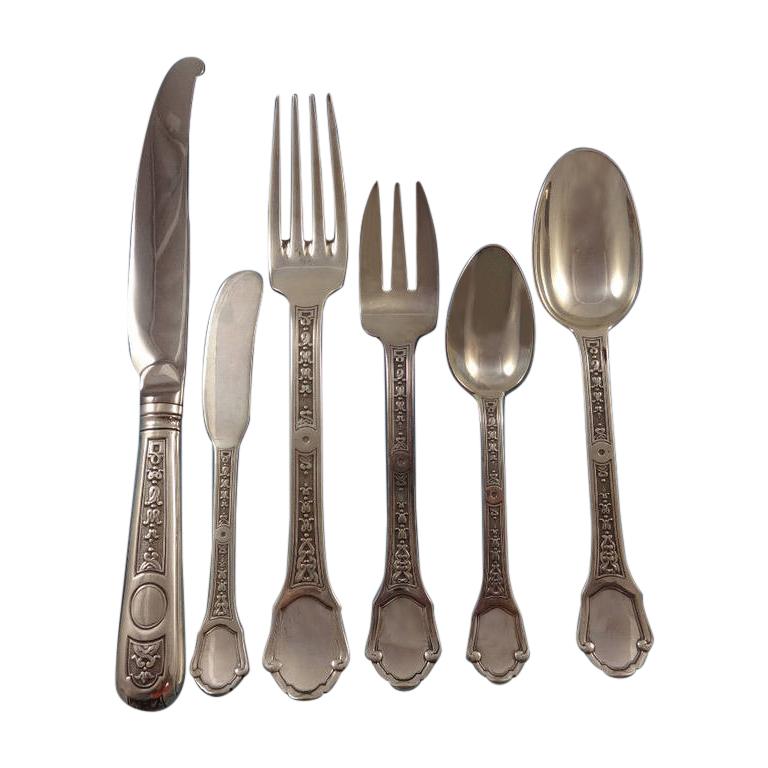 Versailles by Tetard Freres Sterling Silver Flatware Set 12 Service 74 ...