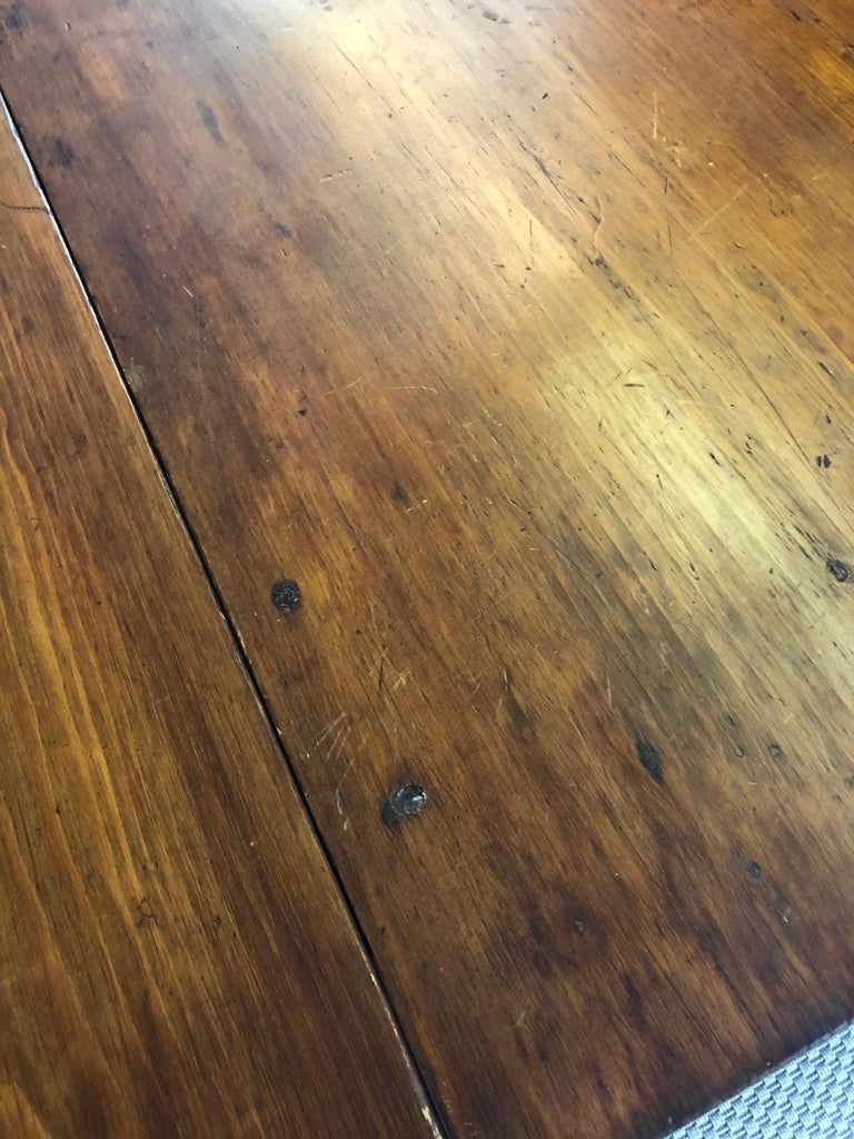 Versatile Primitive Antique Drop-Leaf Pembroke Table at 1stDibs