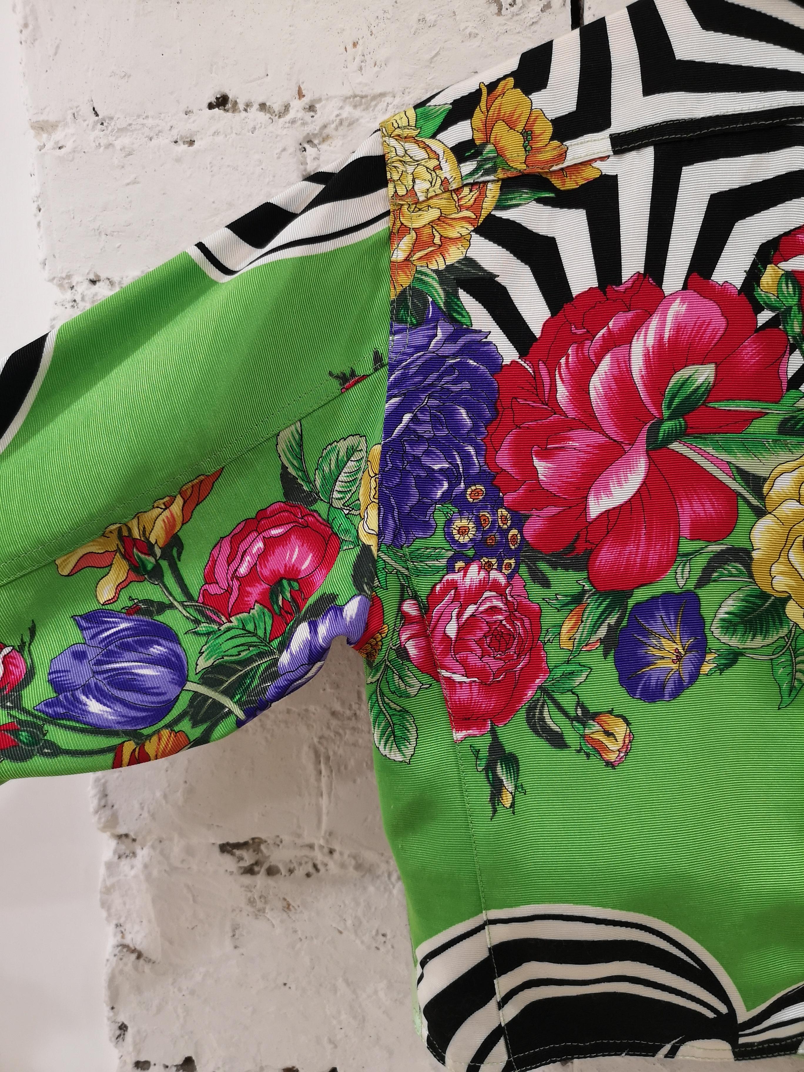 Versus by Gianni Versace Multicoloured Cotton Jacket at 1stDibs