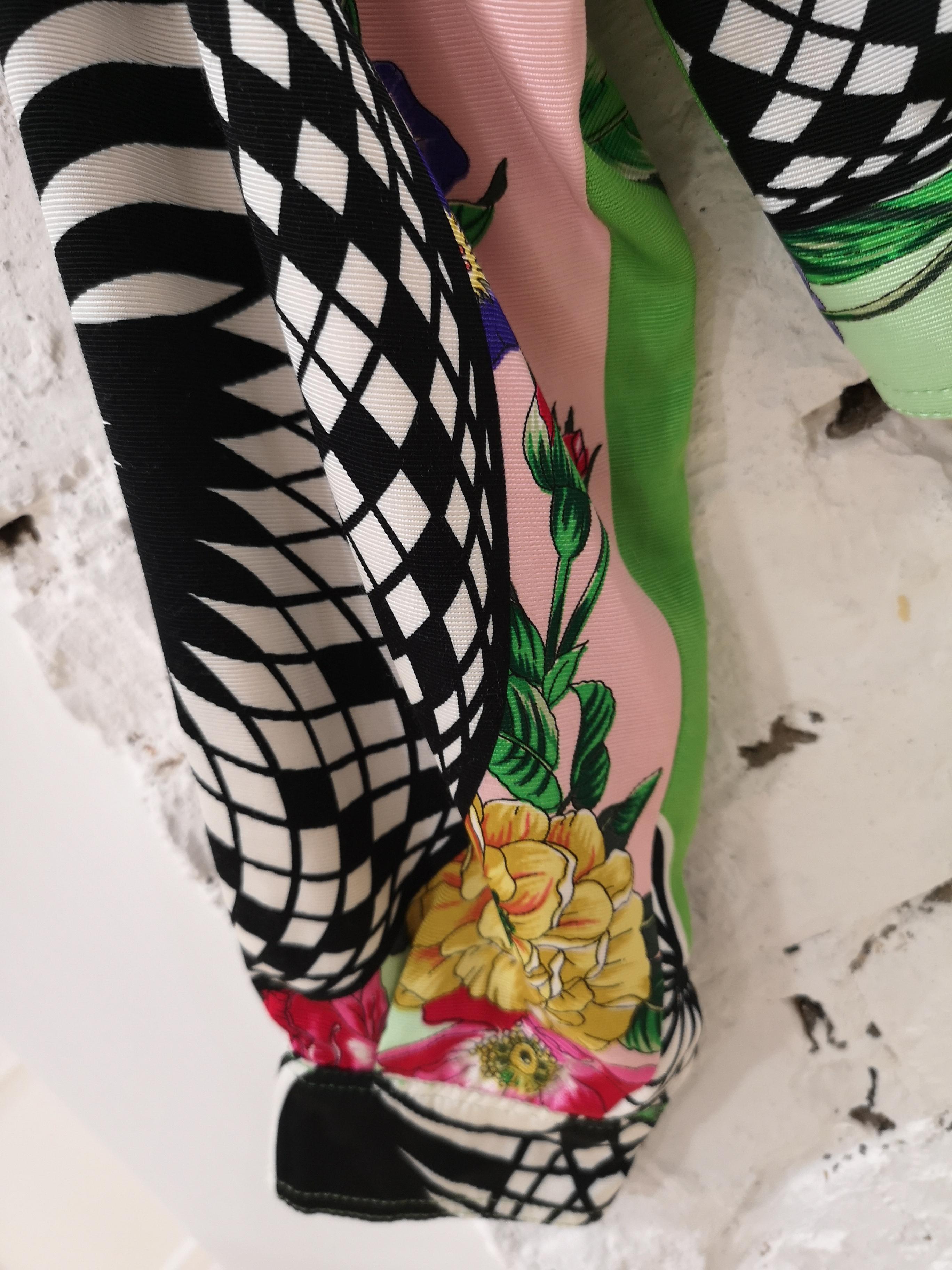 Versus by Gianni Versace Multicoloured Cotton Jacket at 1stDibs