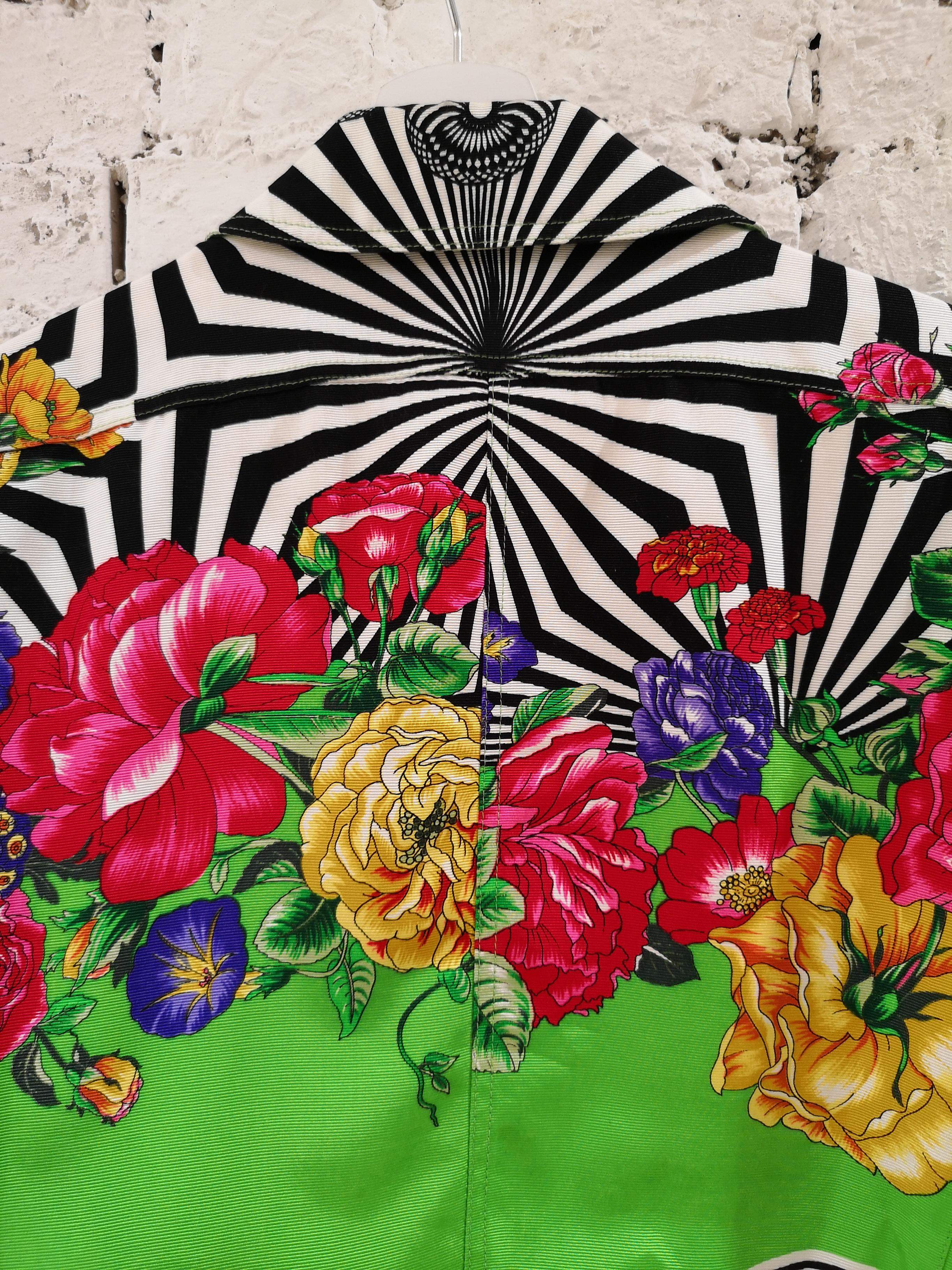 Versus by Gianni Versace Multicoloured Cotton Jacket at 1stDibs