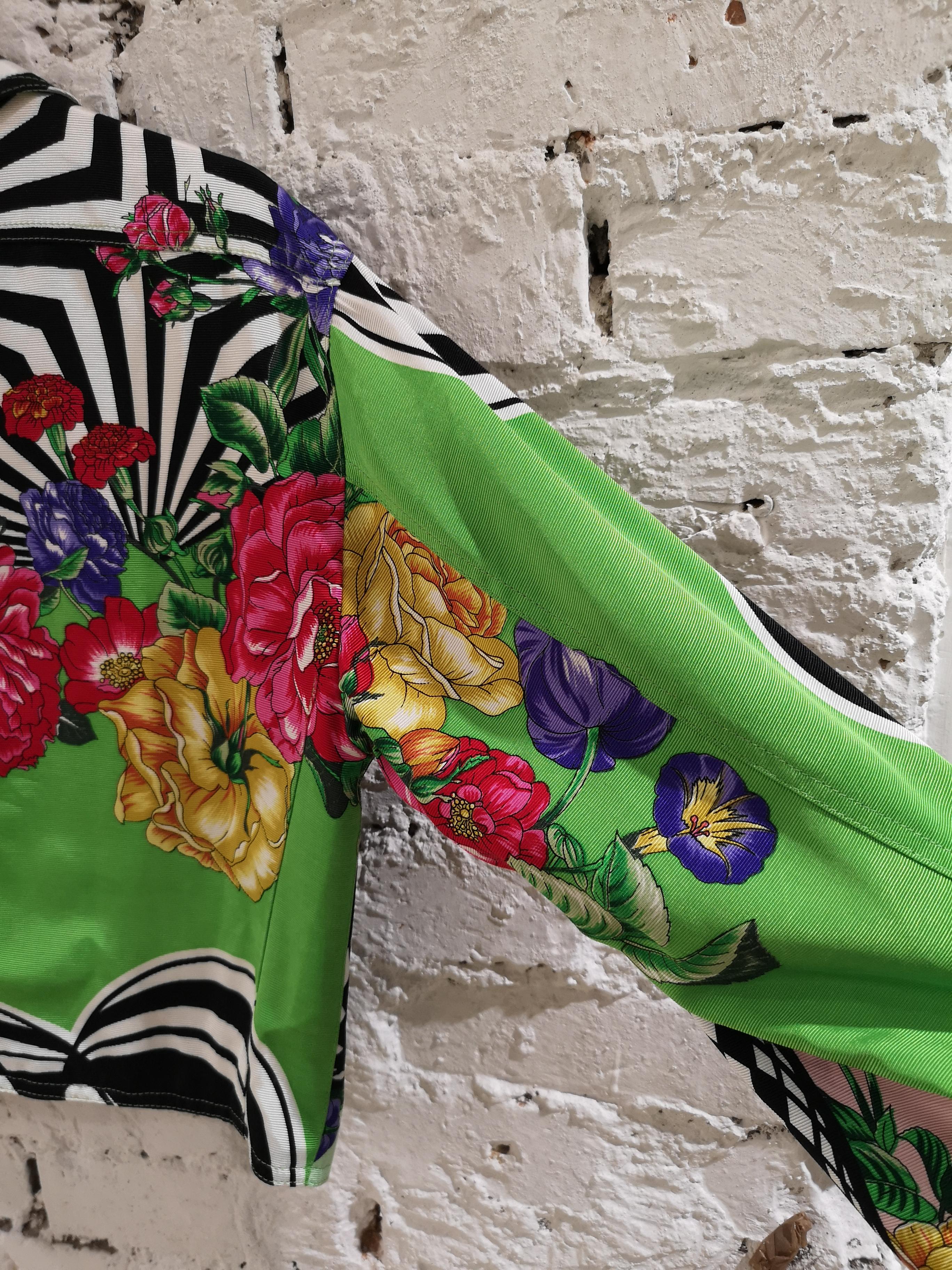 Versus by Gianni Versace Multicoloured Cotton Jacket at 1stDibs