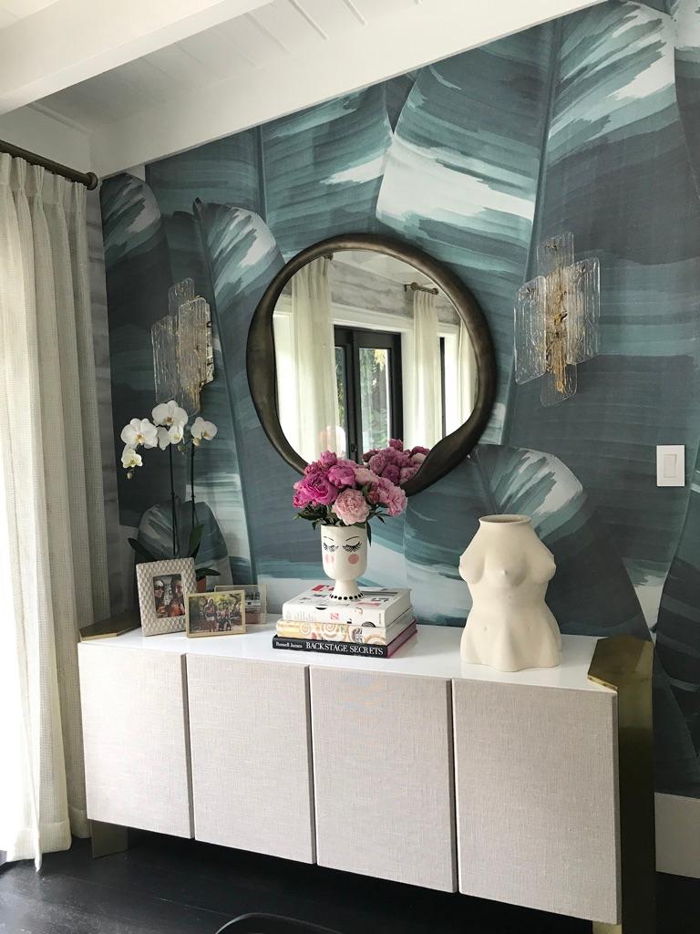 Vertical Leaf Beige, from Our Tropical Modernism Collection For Sale at ...