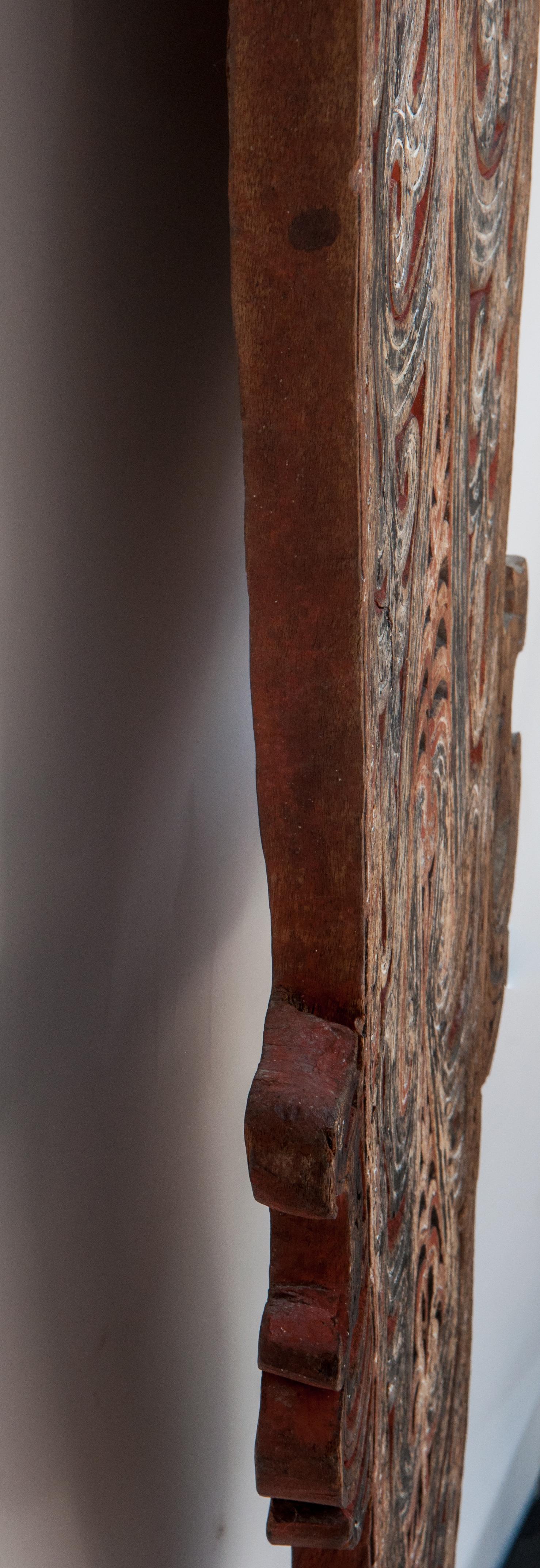 Vertical Tribal Architectural Panel Batak of Sumatra, Mid-Late 20th ...