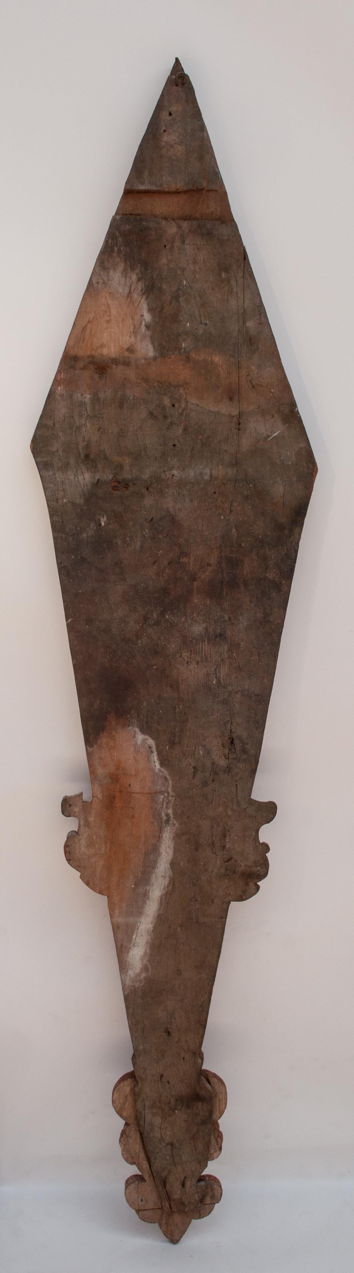 Vertical Tribal Architectural Panel Batak of Sumatra, Mid-Late 20th ...