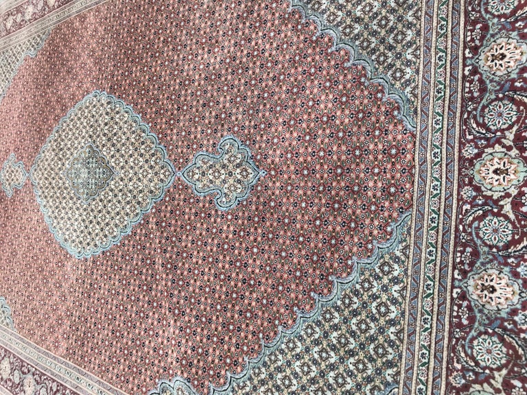 Very Beautiful and Fine Vintage Tabriz Rug For Sale at 1stDibs