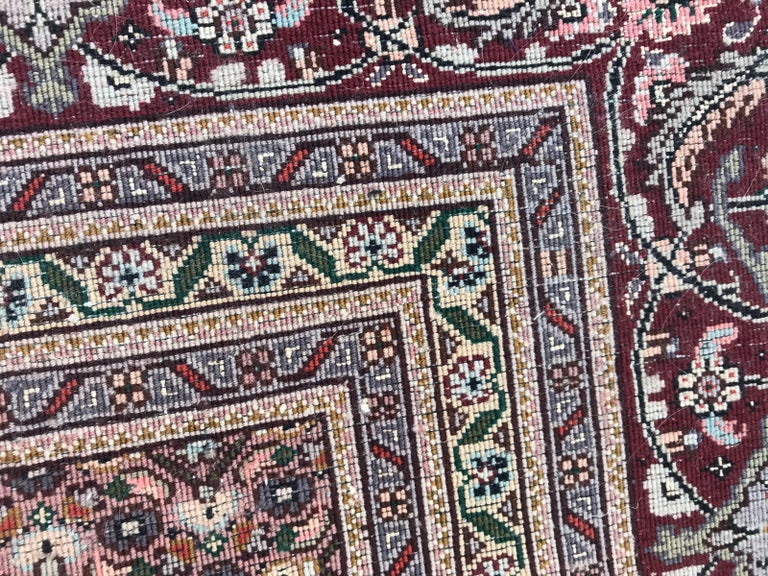 Very Beautiful and Fine Vintage Tabriz Rug For Sale at 1stDibs