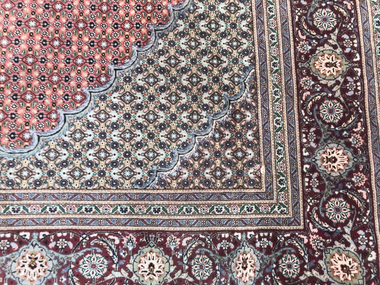 Very Beautiful and Fine Vintage Tabriz Rug For Sale at 1stDibs