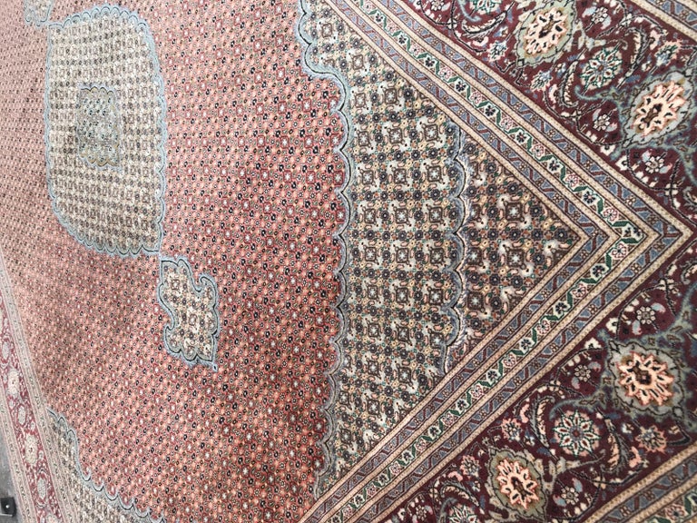 Very Beautiful and Fine Vintage Tabriz Rug For Sale at 1stDibs