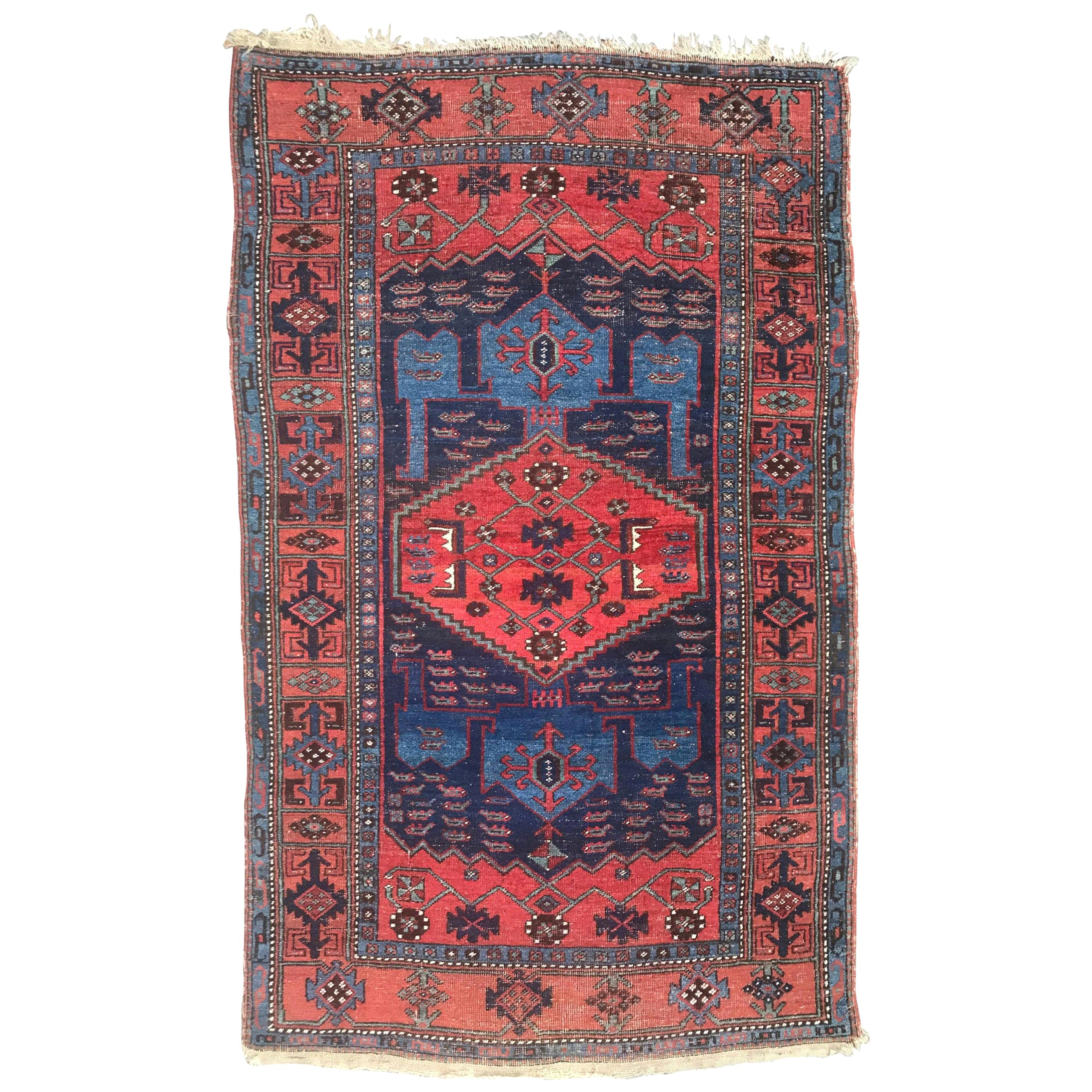 Beautiful Vintage Bidjar Rug For Sale at 1stDibs