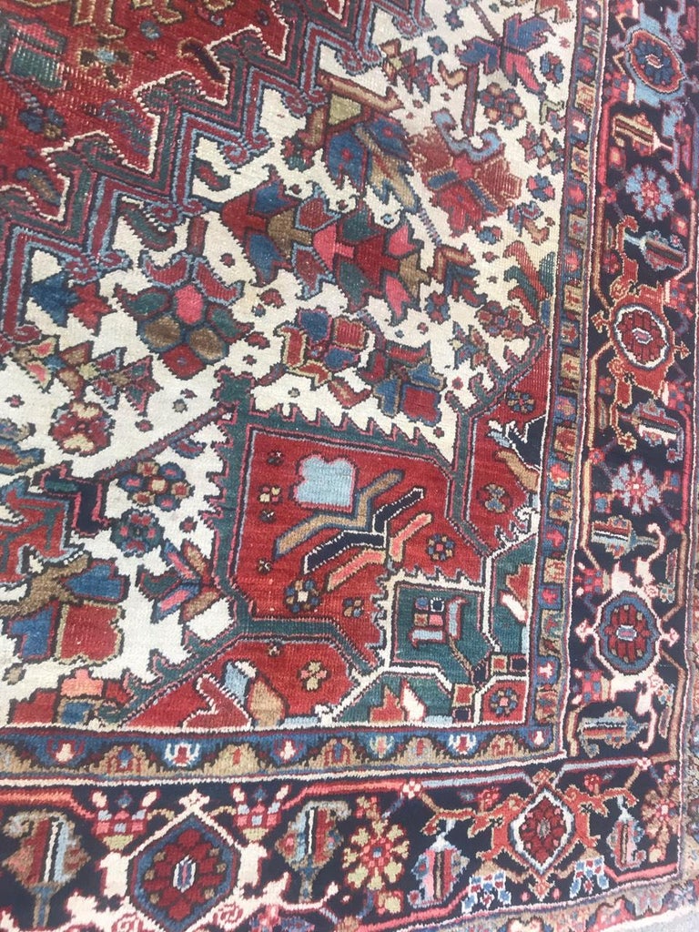 Very Beautiful Antique Heriz Rug For Sale at 1stDibs