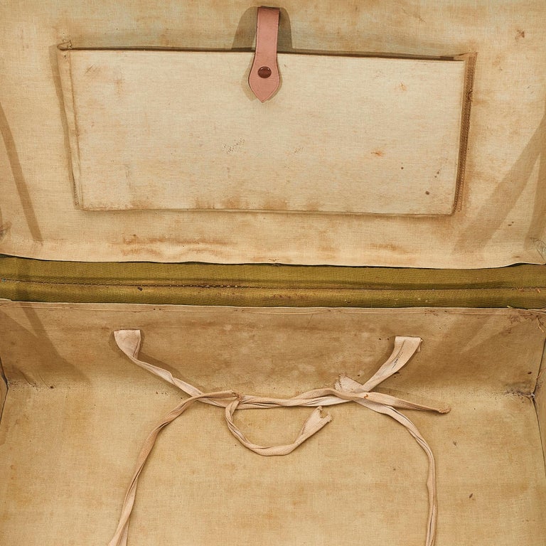 Very Charming Travel Suitcase in Woven Cane at 1stDibs | cane suitcase ...