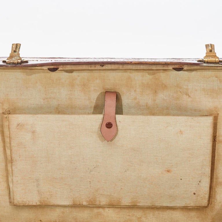 Very Charming Travel Suitcase in Woven Cane at 1stDibs | cane suitcase ...