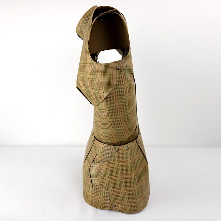 Very Decorative Mannequin or Tailor's Dummy Made of Checkered Thick ...