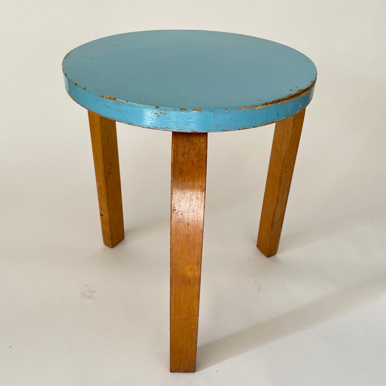 Very Early version of Aalto Stool 60 at 1stDibs