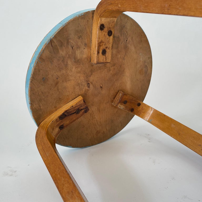 Very Early version of Aalto Stool 60 at 1stDibs