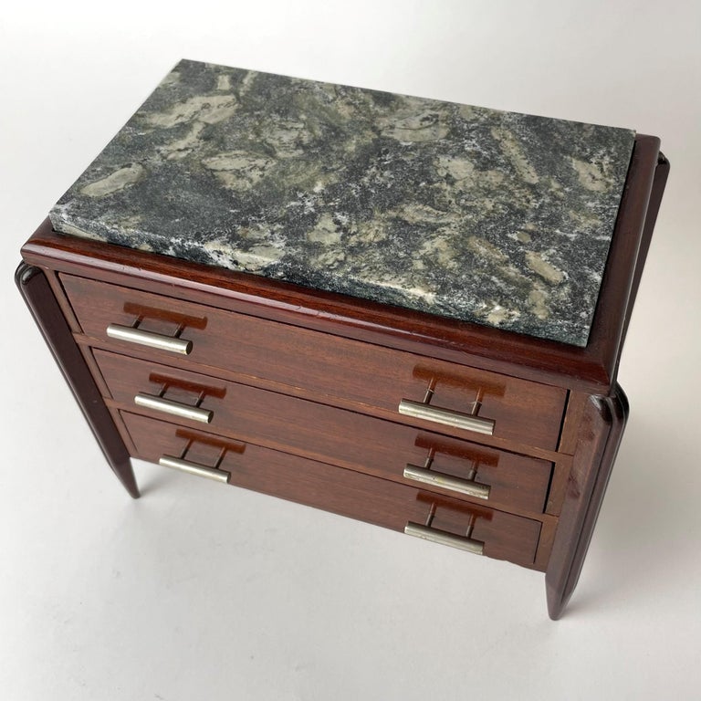 Very Elegant Art Deco Jewelery Box in the Style of Jacques-émile ...