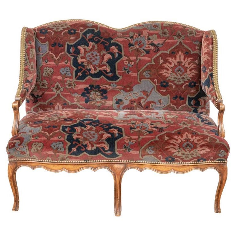 Very Fine Custom Continental Style Settee For Sale at 1stDibs