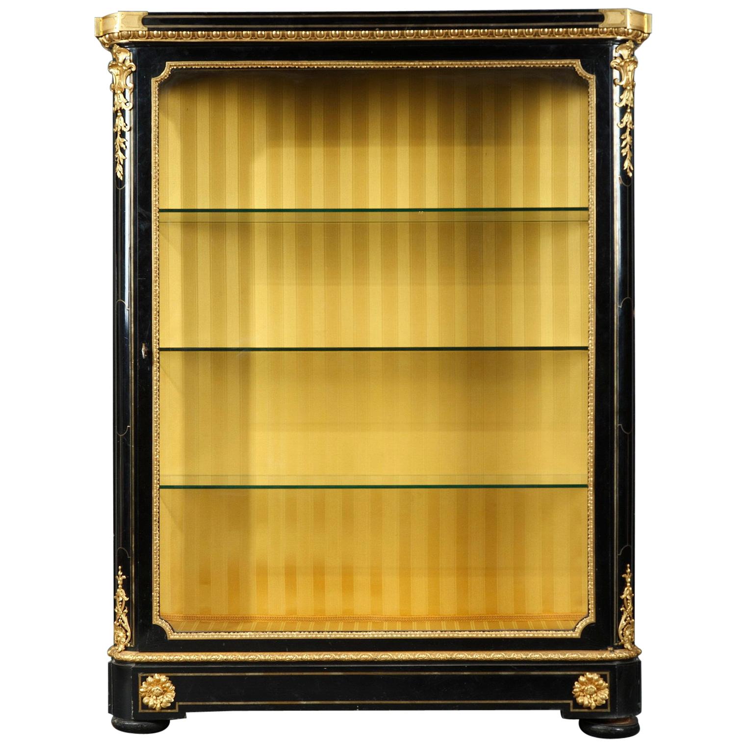 Antique French Brass Bronze Glass Small Carriage Clock Mini Figure ...