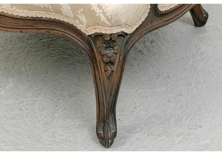 Very Fine Pair of Petite French Style Sectioned Back Bergeres For Sale ...