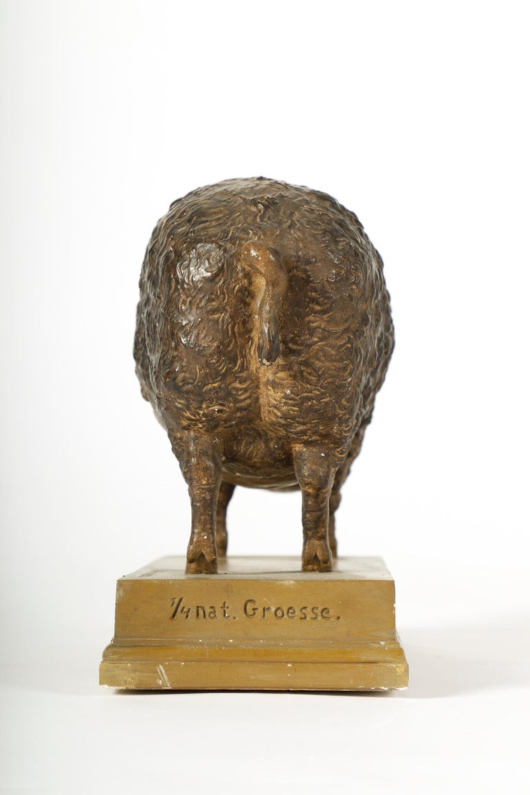 Very Fine Plaster Model of a Mangalicza Pig by Max Landsberg, Berlin ...