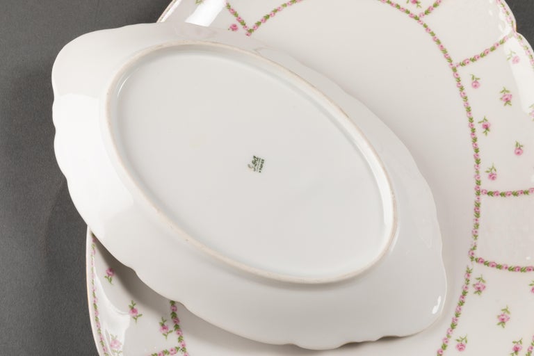 Limoges 34 Pieces Tableware in Very Fine Porcelain by GOA For Sale at ...