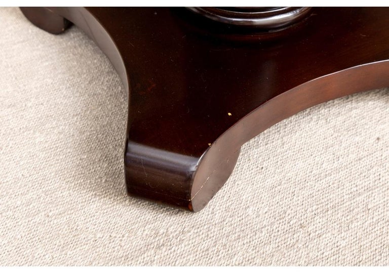 Very Fine Quality Stained Cherry Pedestal Tables For Sale at 1stDibs