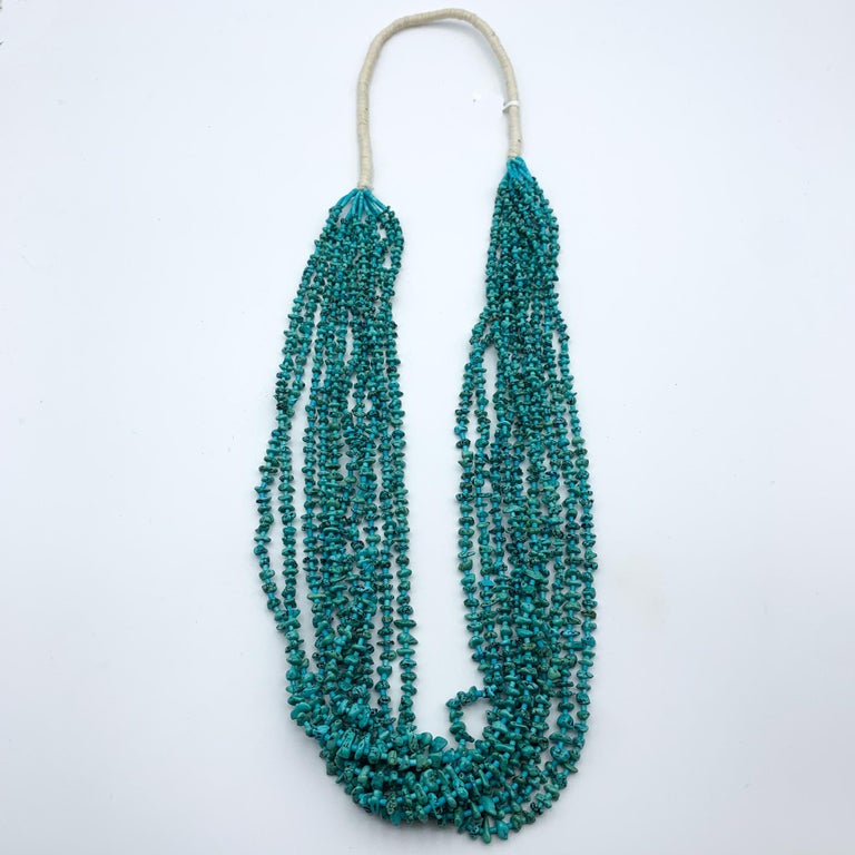 Very Fine Turquoise Heshi Necklace For Sale at 1stDibs