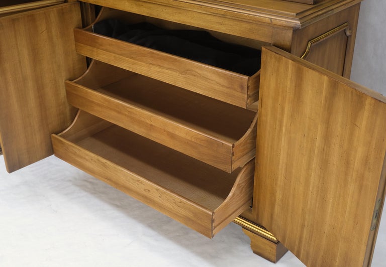 Very Fine Two Part Breakfront Sideboard Cabinet Wall Unit by John ...