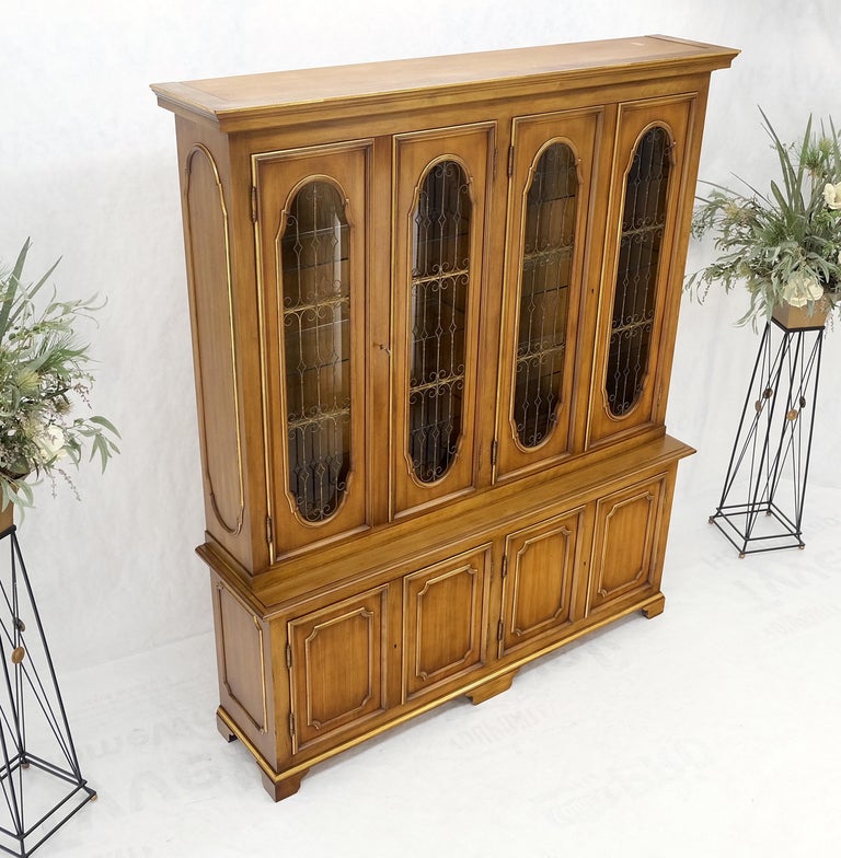 Very Fine Two Part Breakfront Sideboard Cabinet Wall Unit by John ...