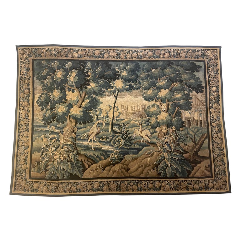 Beeindruckender Aubusson-Wollteppich aus dem späten 17. Jahrhundert im Angebot bei 1stDibs