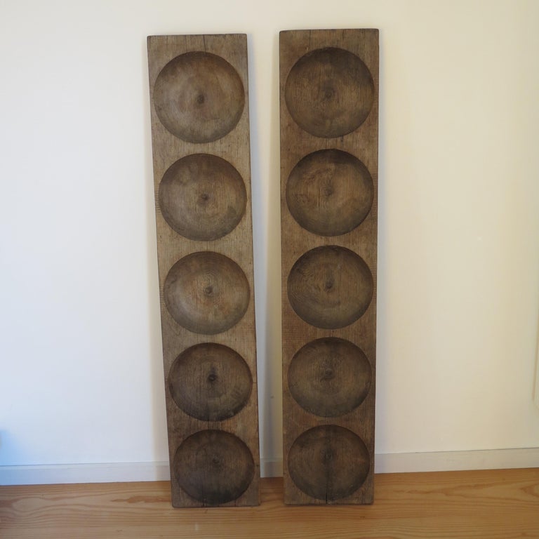 Very Large 1970s Rustic Wooden Decorative Dough Display Trough Wall ...