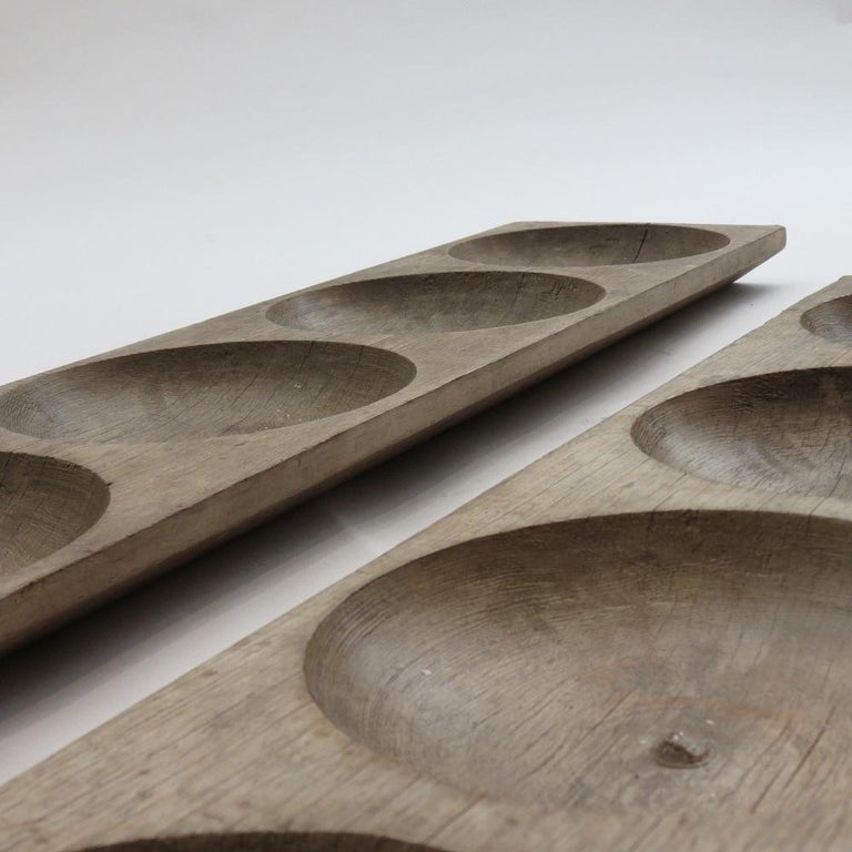 Very Large 1970s Rustic Wooden Decorative Dough Display Trough Wall ...