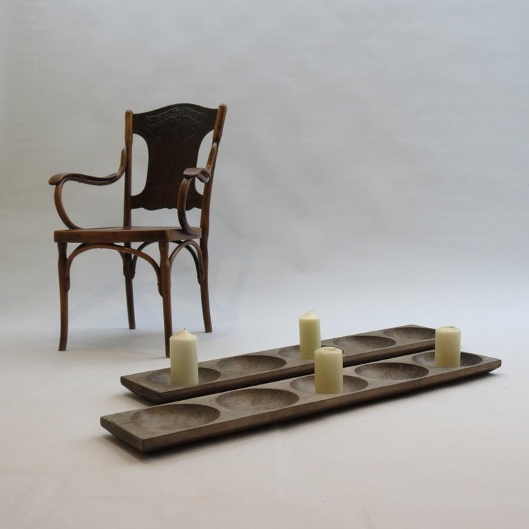 Very Large 1970s Rustic Wooden Decorative Dough Display Trough Wall ...