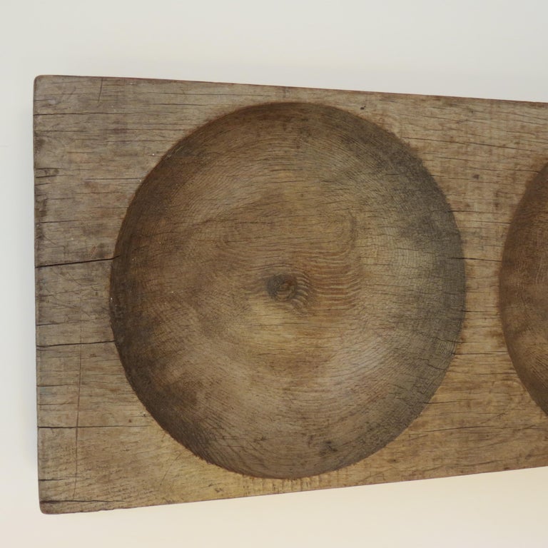 Very Large 1970s Rustic Wooden Decorative Dough Display Trough Wall ...