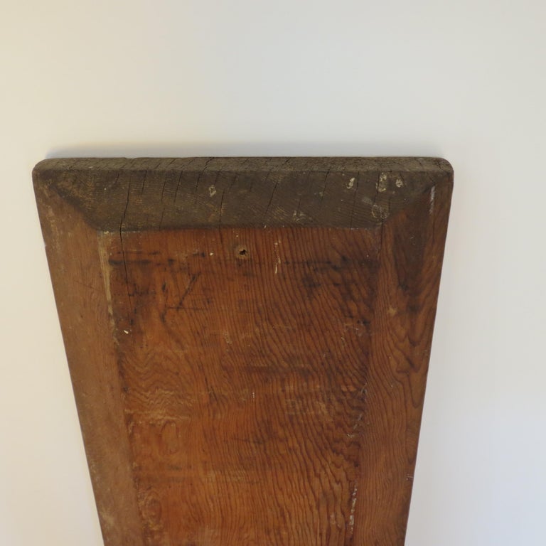 Very Large 1970s Rustic Wooden Decorative Dough Display Trough Wall ...