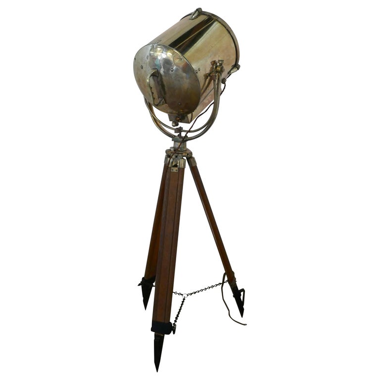 19th Century Vintage Nautical Designer Search Light or Spot Light by G ...