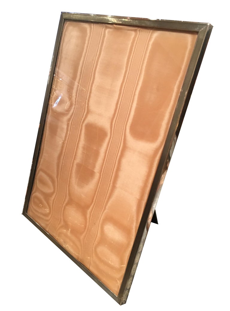 Very Large Art Deco Sterling Silver Photograph Frame by Asprey of ...