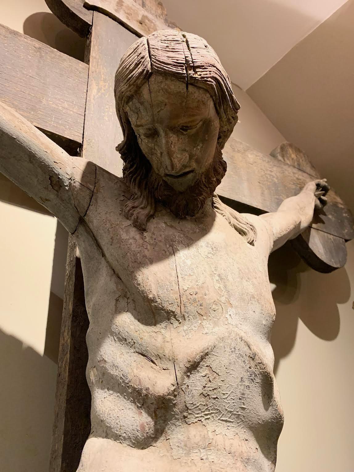 Very Large Christ on its Cross , France 18th century For Sale at 1stDibs