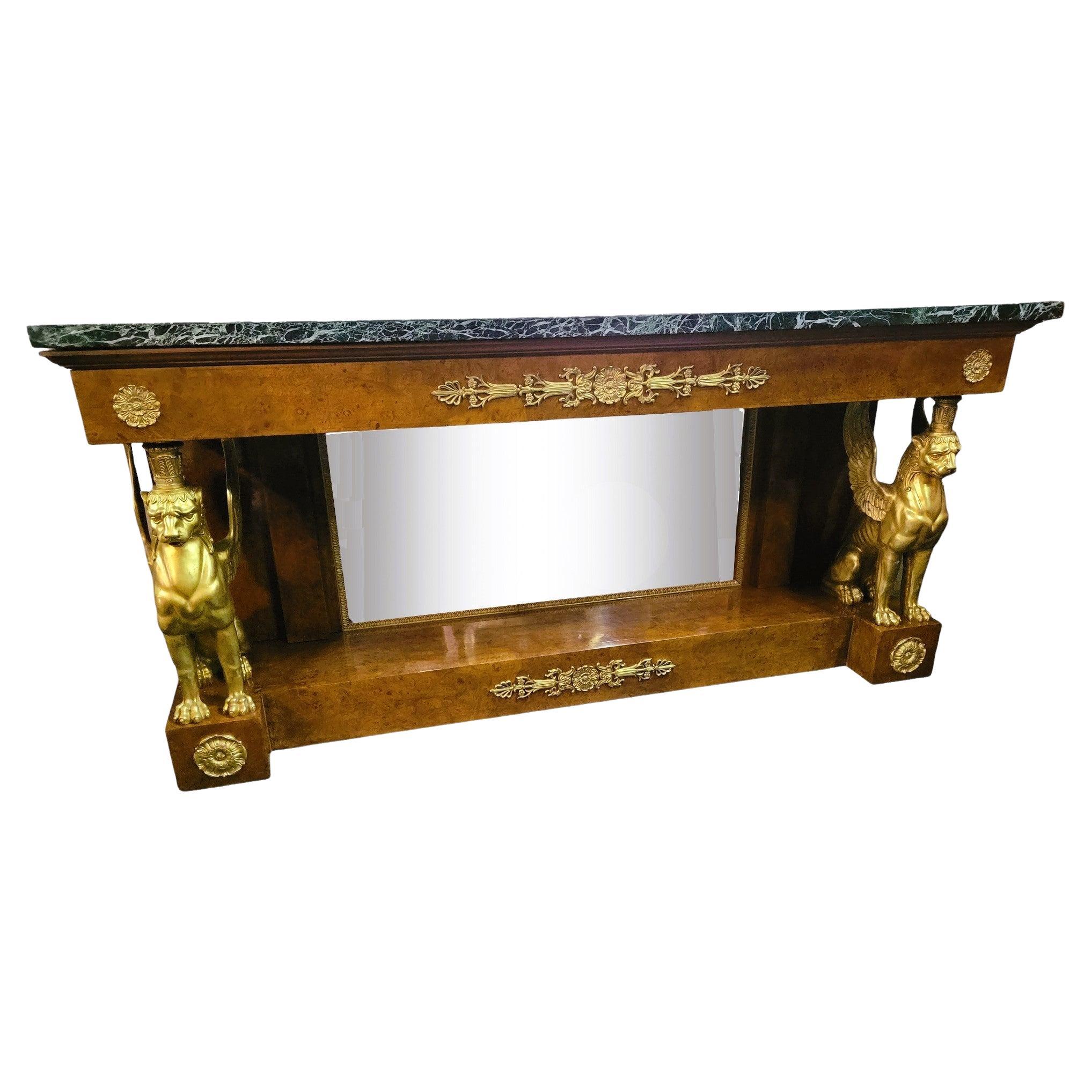 Very Large Empire Style Console, 20th Century For Sale at 1stDibs
