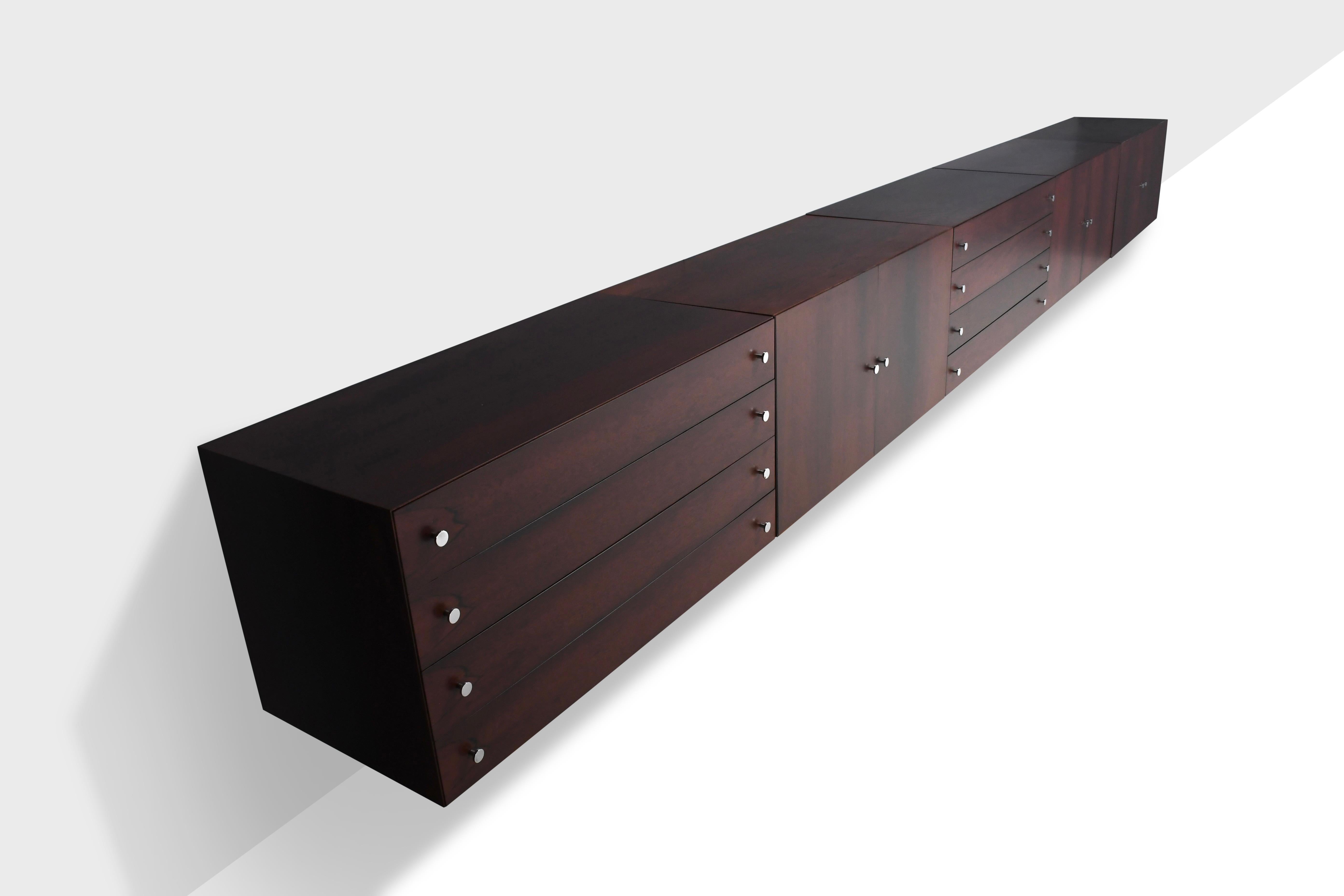 Very Large Floating Sideboard by Poul Nørreklit for Sigurd Hansen ...