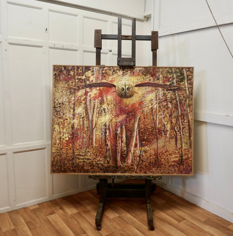 Very Large Fully Adjustable Studio Easel from the Slade For Sale at 1stDibs